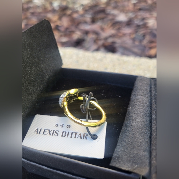 Alexis Bittar | Jewelry | Alexis Bittar Heart Encrusted Ring | Poshmark